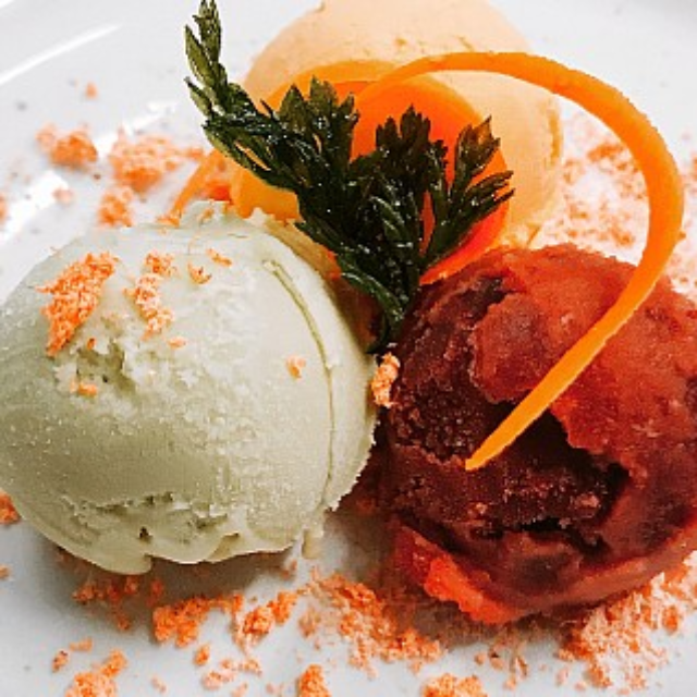 Zero-Waste Carrot Ice Cream Trio